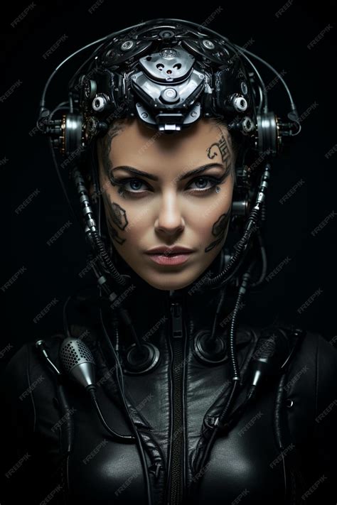 Premium Photo Cyborg Girl