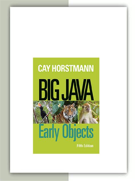 Test Bank For Big Java Early Objects 5th Editionpdf Download Pdf