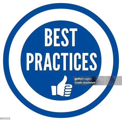 Best Practices Sign High Res Vector Graphic Getty Images
