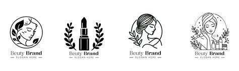 Vector Set Of Elegant Beuty Woman Logo Design Ideas 36313949 Vector Art