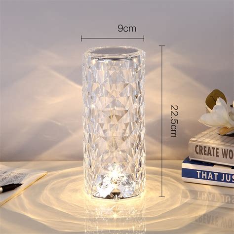 Lâmpada de Mesa Cristal Led 16 Cores Agraf Shop