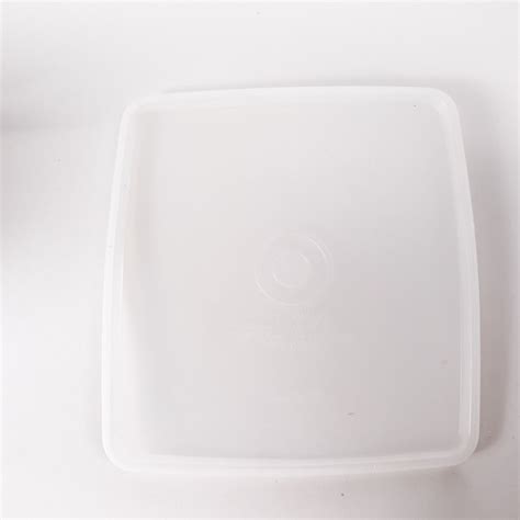 Clear Rectangle Tupperware Lid 671 4 Etsy