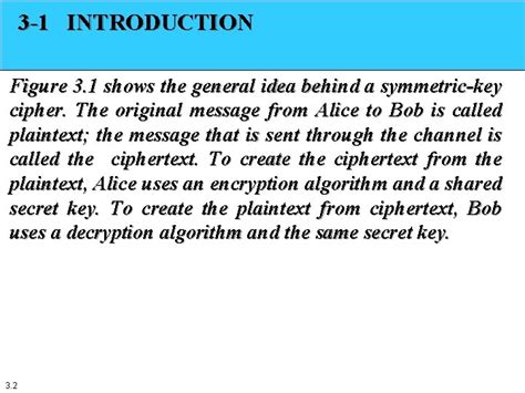 Chapter 3 Traditional Symmetrickey Ciphers 3 1 3