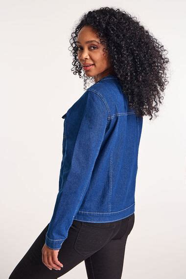 Collarless Denim Jacket Bonmarché