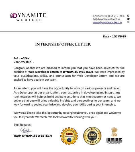 Webdevelopment Internship Newbeginnings Learningandgrowth Ayush