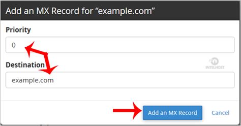 how to add an mx record in cpanel using dns zone editor reselhost