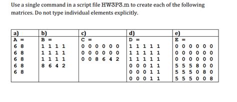 Solved Use A Single Command In A Script File Hw3p3m To