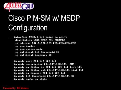 ppt best current practices for ipv4 multicast deployment powerpoint