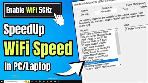 Increase WiFi Speed In Laptop PC Enable WiFi 5GHz 2023 NEW YouTube