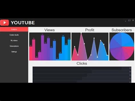 Youtube Material Flat Design Prototype With Animations XanderUI YouTube