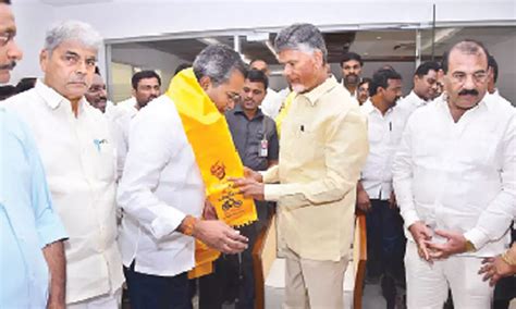 Mylavaram Mla Krishna Prasad Joins Tdp