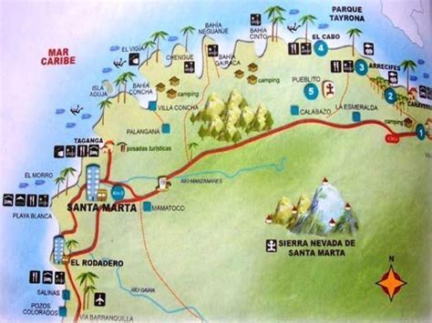 Sierra Nevada De Santa Marta Map Aabb