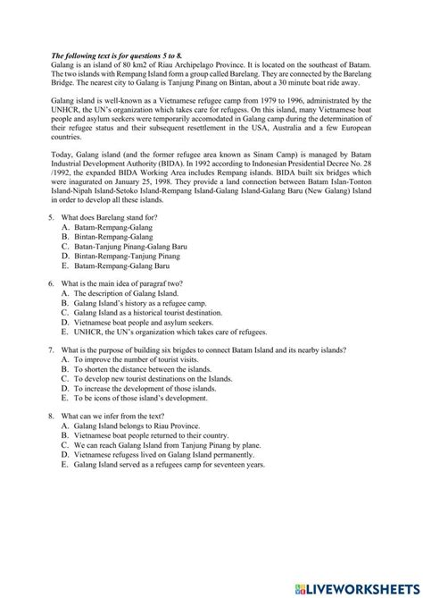 Descriptive text Exercises online exercise for | Live Worksheets