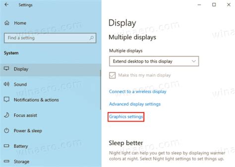Graphics Settings Windows 10