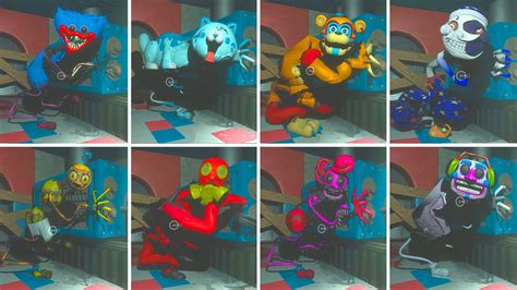 All Jumpscares Mods New Put Into The Meat Grinder In Poppy Playtime