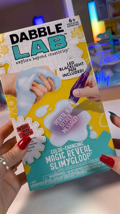 Dabble Lab Magic Reveal Slimygloop Slime Asmr