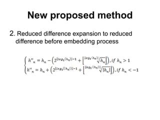 Enhancing Image Based Data Hiding Method Using Reduced Difference