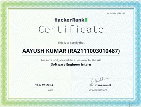 Aayush Kumar On Linkedin Connections Softwareengineering Hackerrank