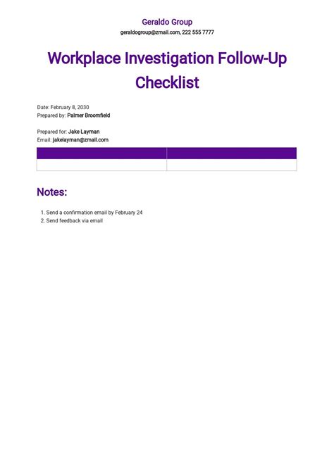 26 Free Work Checklist Templates Edit And Download