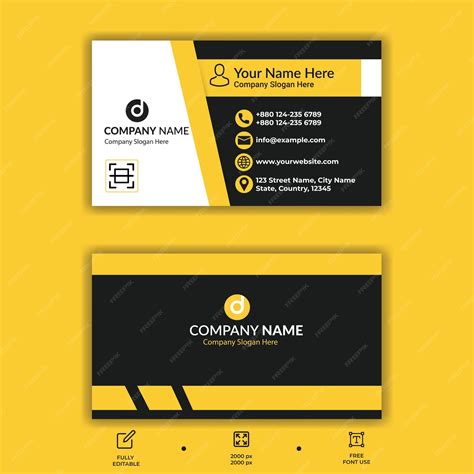 Premium Vector Vector Creative Modern Professional Business Card