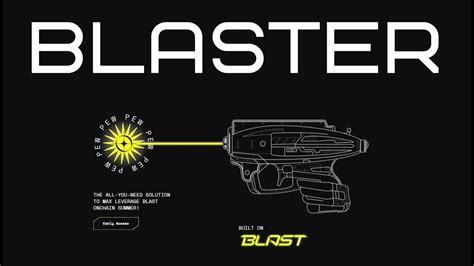 에드작 Blast 생태계에 빌딩되는 블라스터blaster 에어드랍 받기 Youtube