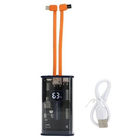 22 5w Pd Fast Charging Power Bank Dual Input Led Display Over Voltage