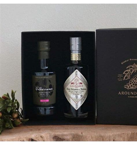어라운드블루 럭셔리 선물세트 2종 레오나르디 발사믹10년숙성발더라마 오칼 올리브오일 489573 티몬