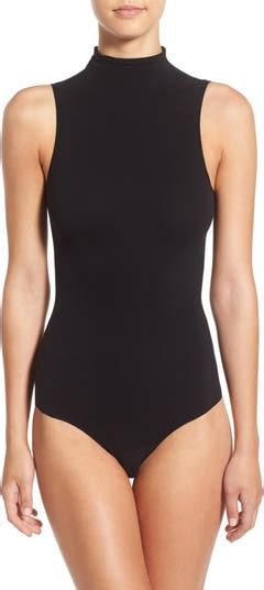Commando Ballet Body Mock Neck Thong Bodysuit Nordstrom