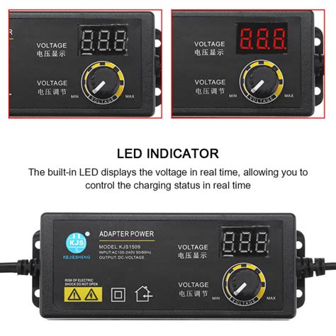 Ac Dc 3v 5v 6v 9v 12v 15v 16v 17v 18v 19v 20v 21v 22v 23v 24v 25a 2a