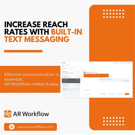 Increasereachrates Textmessagingadvantage Arworkflowintegration Effectivecommunication