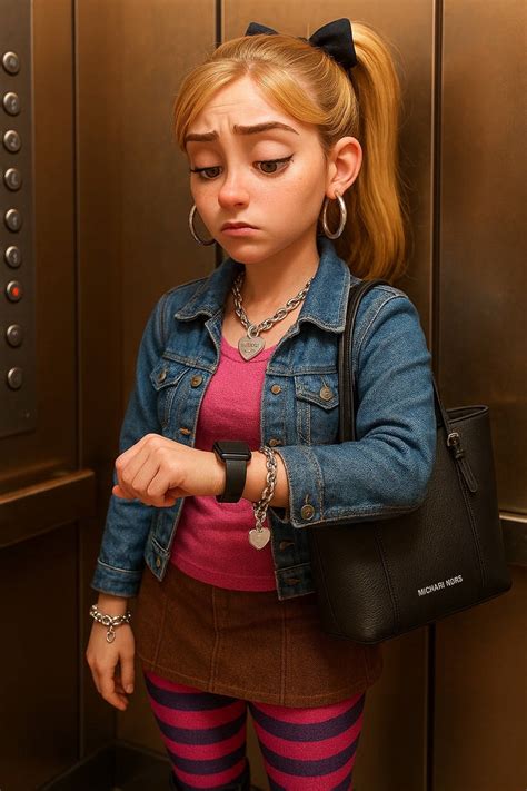 Lucy Bored In Elevator By Agentbm On Deviantart