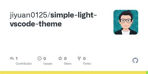 Github Jiyuan0125 Simple Light Vscode Theme