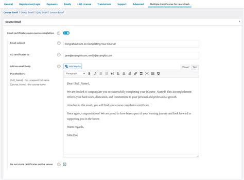 Learndash Multiple Certificates Learndash Certificate Plugin Saffiretech
