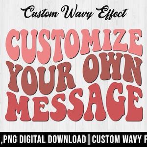 Custom Wavy Text Svg Custom Wavy Letters Svg Custom Wavy Font Svg Custom Wavy Stacked Svg