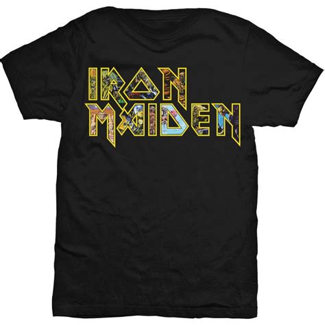 Iron Maiden Eddie Logo T Shirt