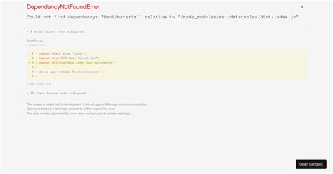 Muidatatables Example Forked Codesandbox