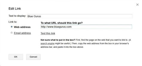 How To Add A Hyperlink To Your Google Email Signature Blue Gurus