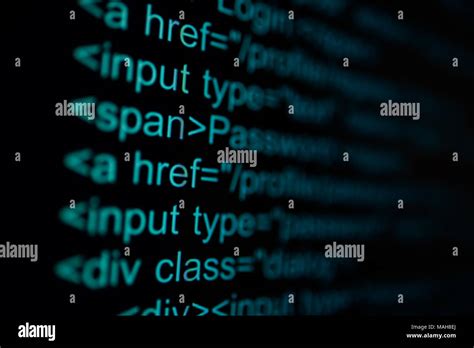 Programming Code Abstract Technology Background Of Software Developer Stock Photo Alamy