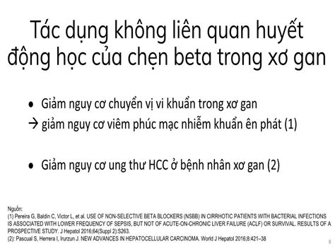 Chẹn Beta ở Bệnh Nhân Xơ Gan