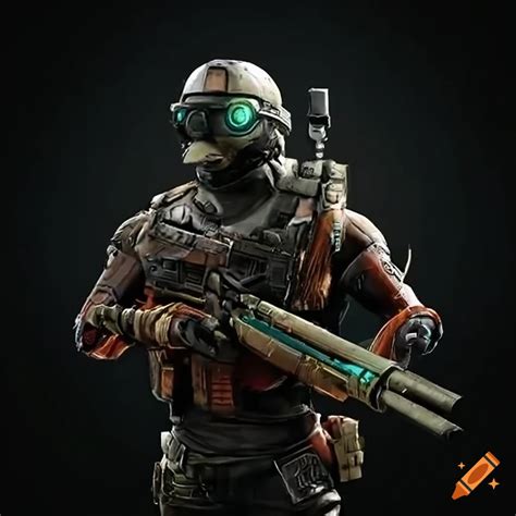 Warzone Cod Robot Character On Craiyon