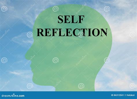 Self Reflection Concept Stock Illustration Illustration Of Career