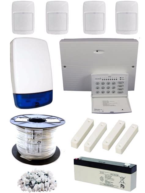 Texecom Veritas R8 Led Wired Burglar Alarm Pro Kit 4 Pirs With Look Down Zone Ebay Uk
