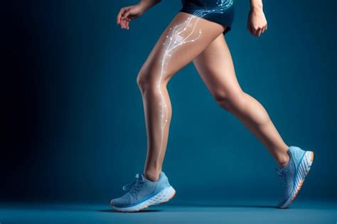 Premium Ai Image Female Athletic Runner Data Sport Fitness Generate Ai