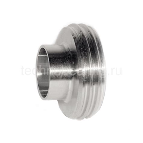 Резьбовой штуцер под приварку SMS 1 1/4", нерж. сталь 316, TL1.1 ...