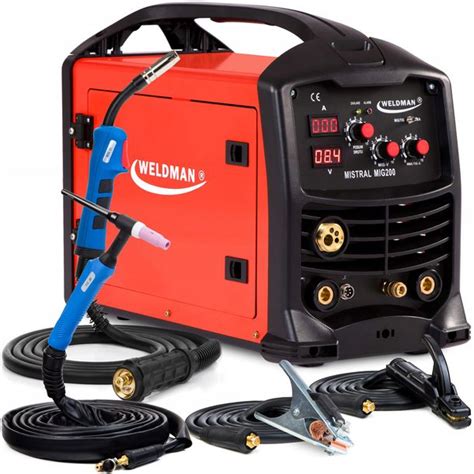 Spawarka Migomat Weldman Mistral Mig 200 Mag Mma Tig Igbt Alu 230v 200a