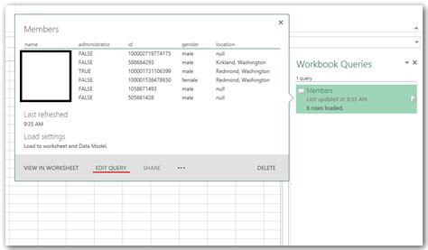 get data from facebook with excel 2013 power pivot and power query