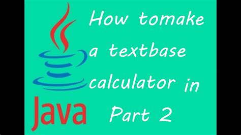 How To Create A Simple Calculator In Java Using Jdoodle Online Editor Part2 Youtube