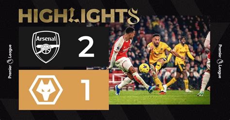 2 1 Arsenal Vs Wolverhampton Match Foot Direct 02 Décembre 2023 16 00