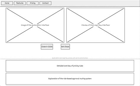Quote To Close Workflow Automation Wireframes For Desktop Wireframes