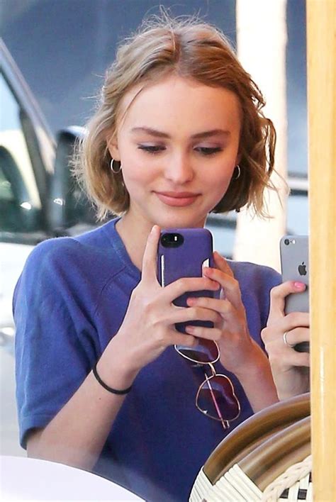 Lily Rose Depp Short Hair